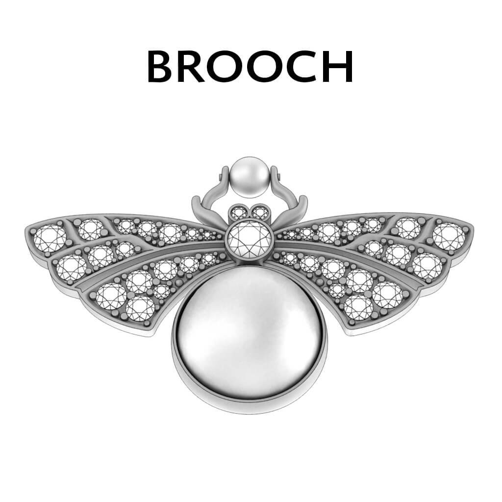 Custom Brooches (pin) by JewelryThis