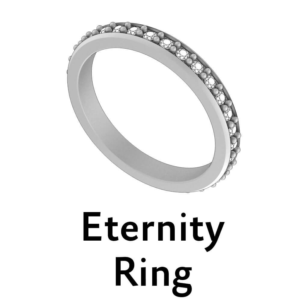 Custom Eternity Band by JewelryThis
