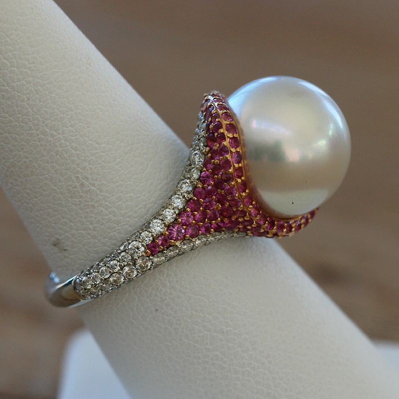 Pearl Perfection Ring » JewelryThis - Custom Jewelry