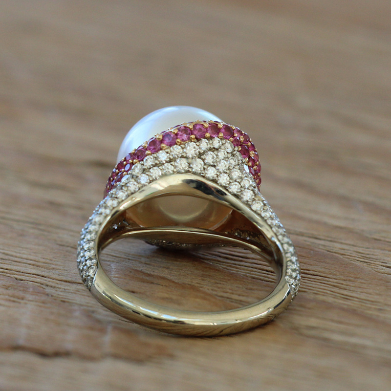 Pearl Perfection Ring » JewelryThis - Custom Jewelry
