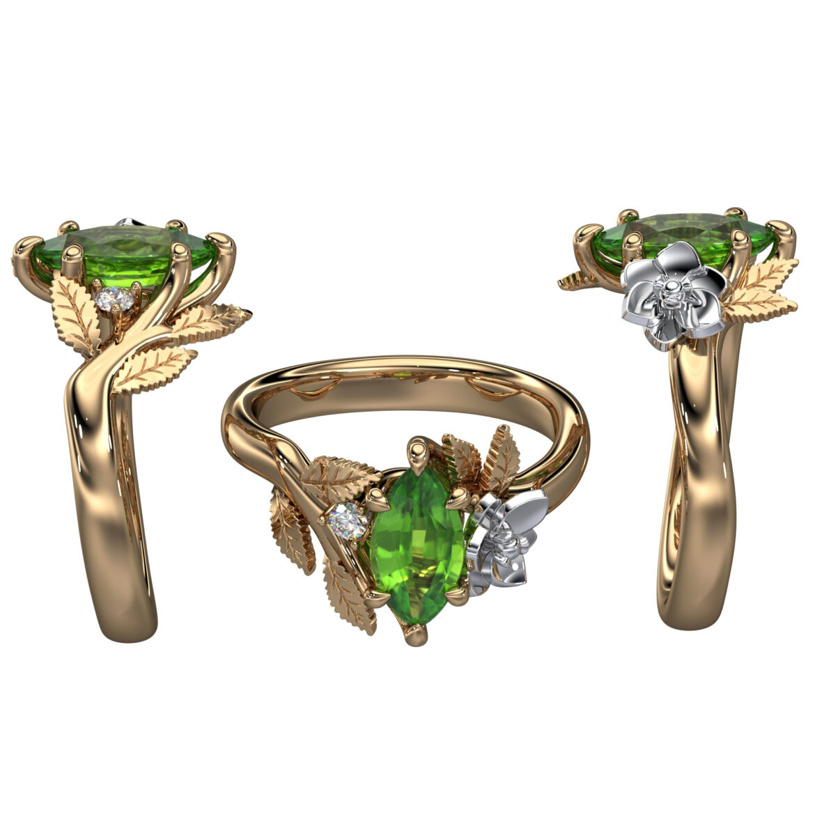 Nature-inspired Engagement Ring » Success Story » JewelryThis