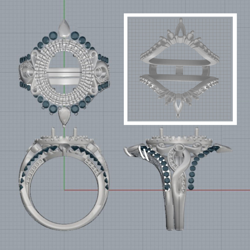 How a Guard Ring Completes the Engagement Ring Set » JewelryThis ...