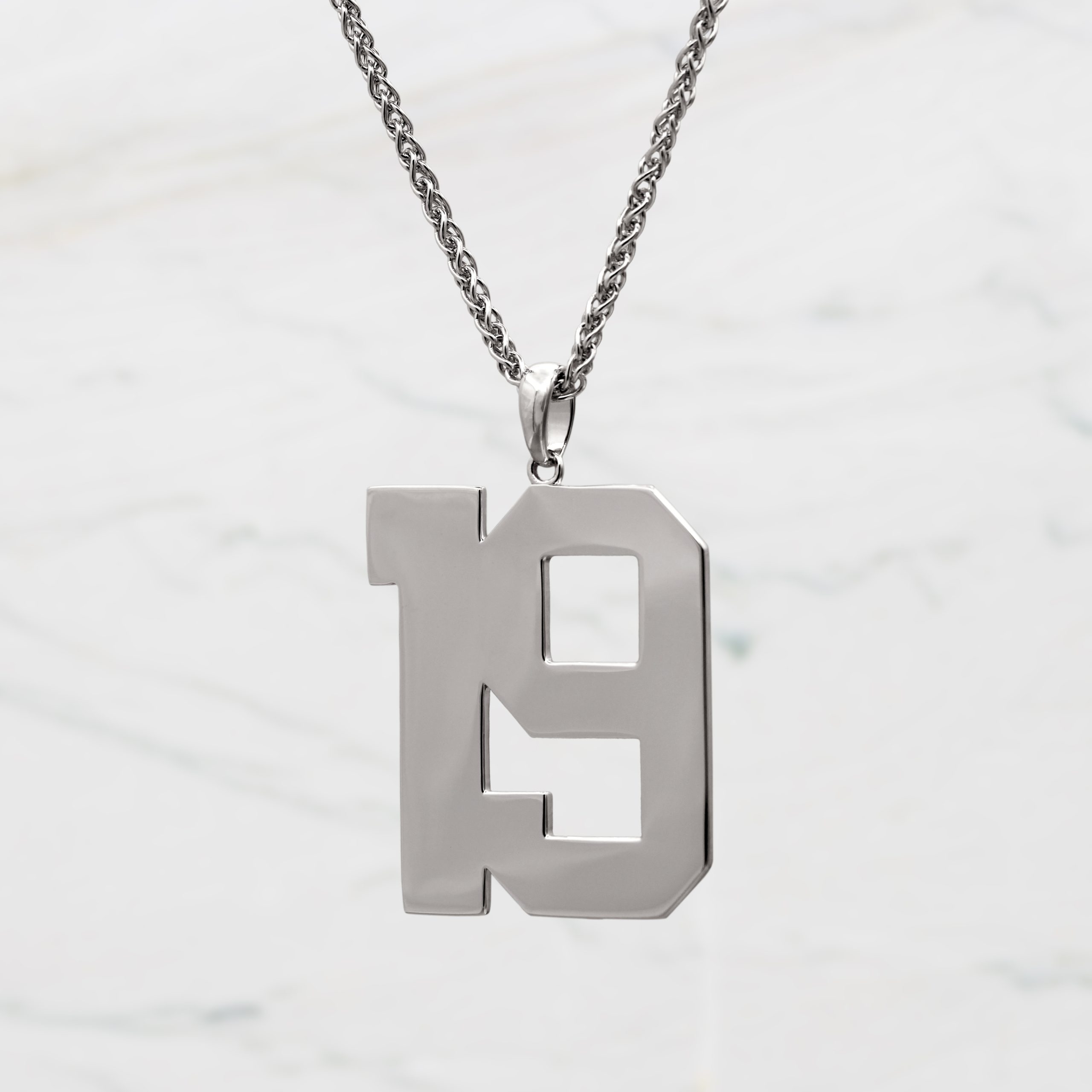 Custom Number Pendant » JewelryThis - Custom Jewelry