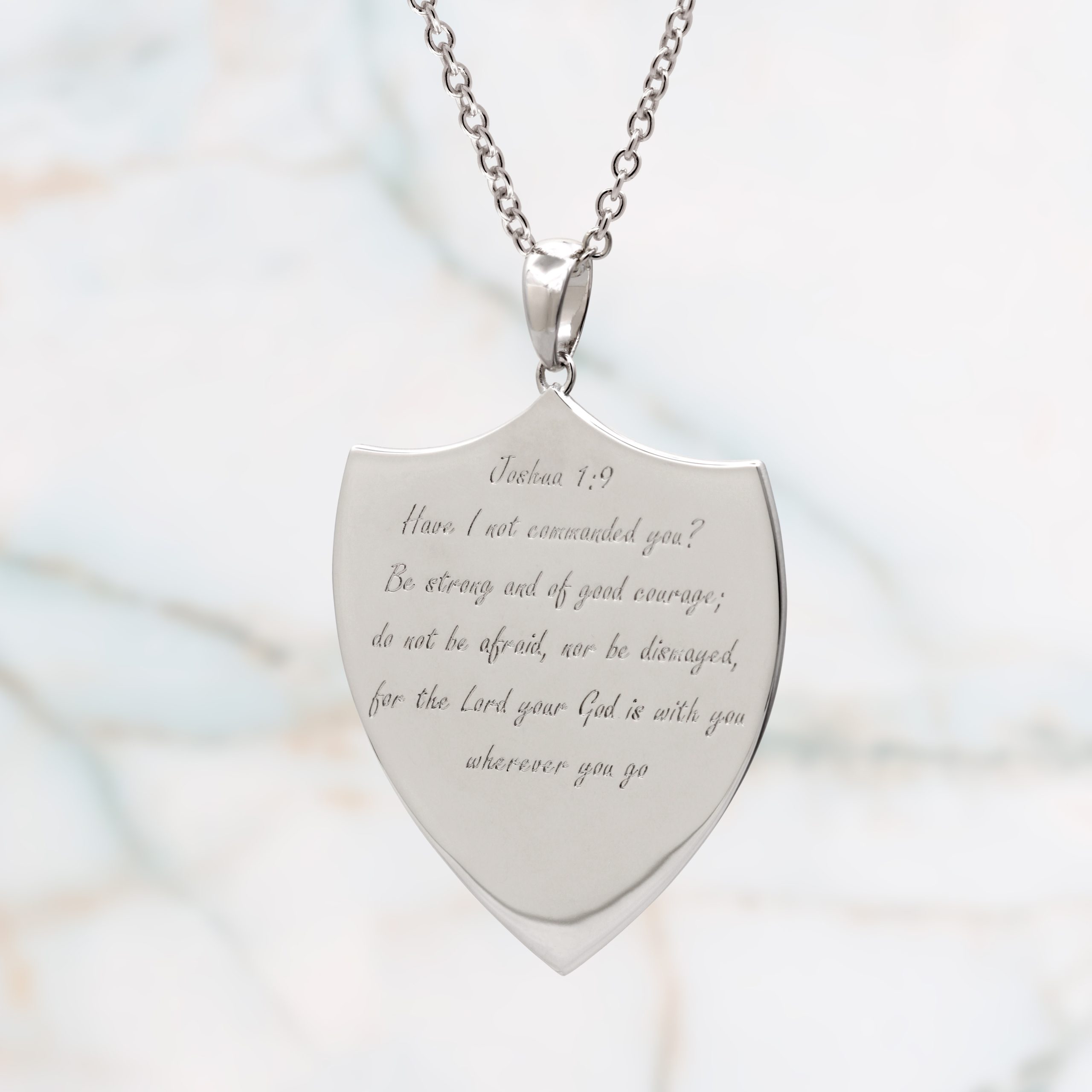 Religious Shield Pendant » JewelryThis - Custom Jewelry