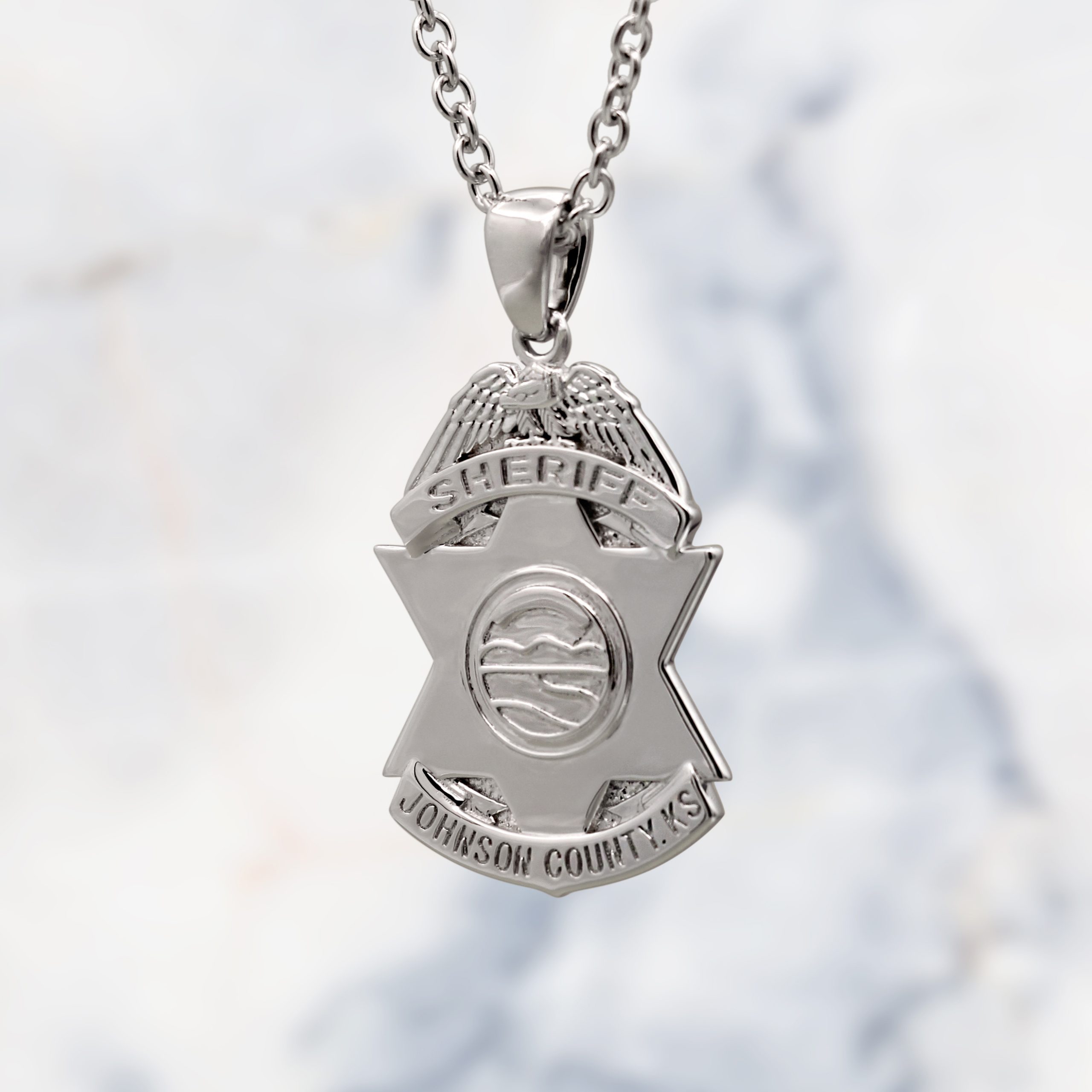 Badge Pendant » JewelryThis - Custom Jewelry