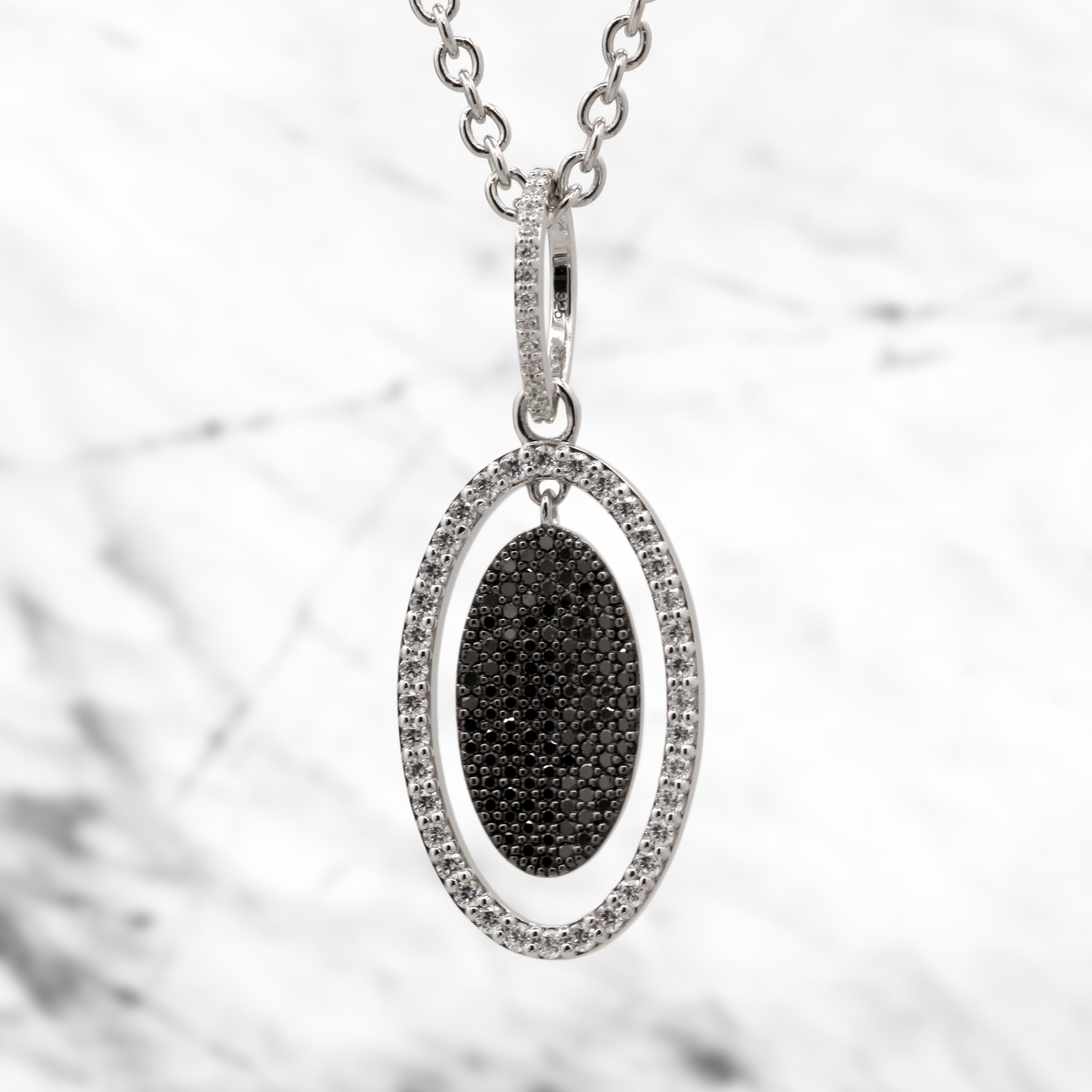 Black And White Pendant » JewelryThis - Custom Jewelry