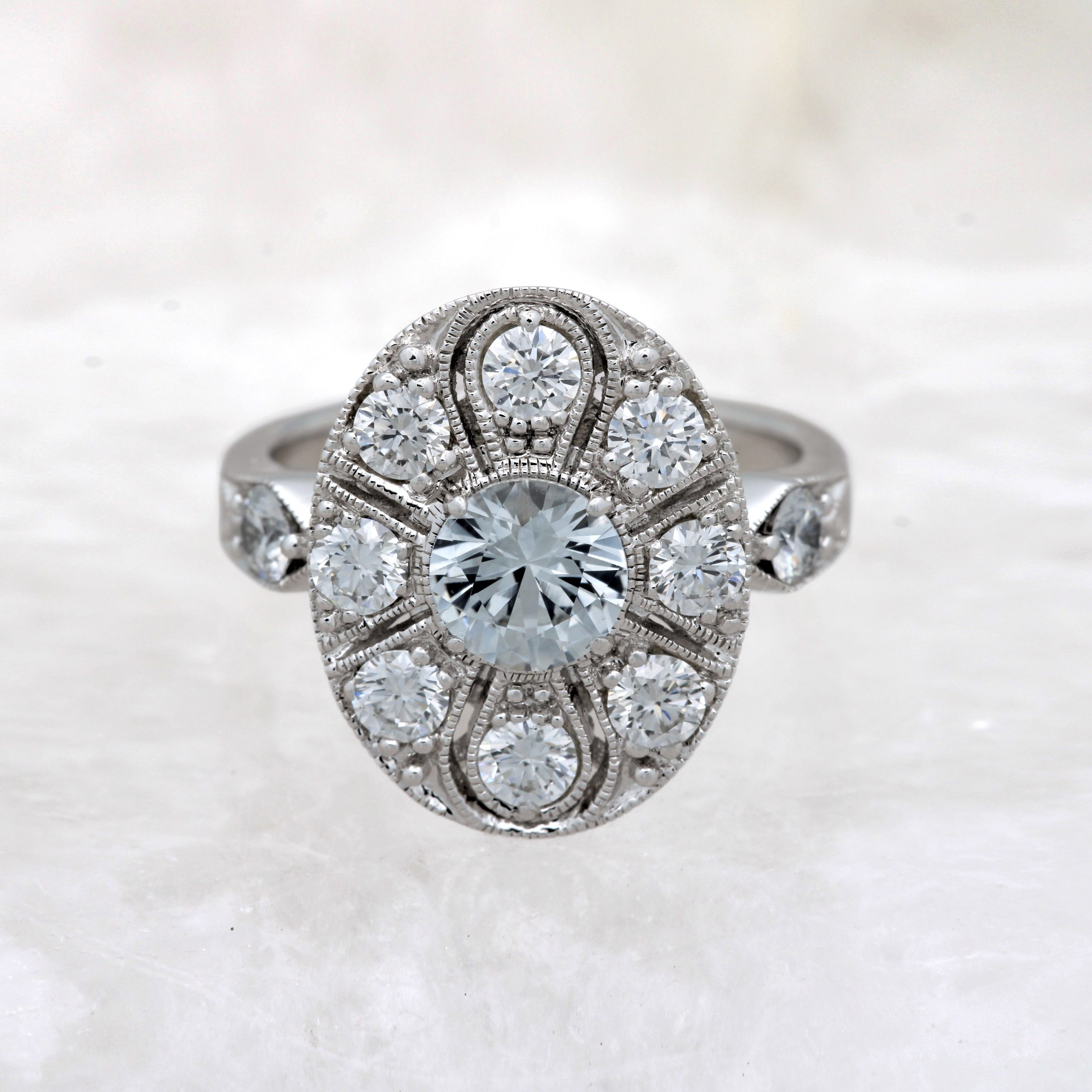 Deco Inspired Ring » JewelryThis - Custom Jewelry