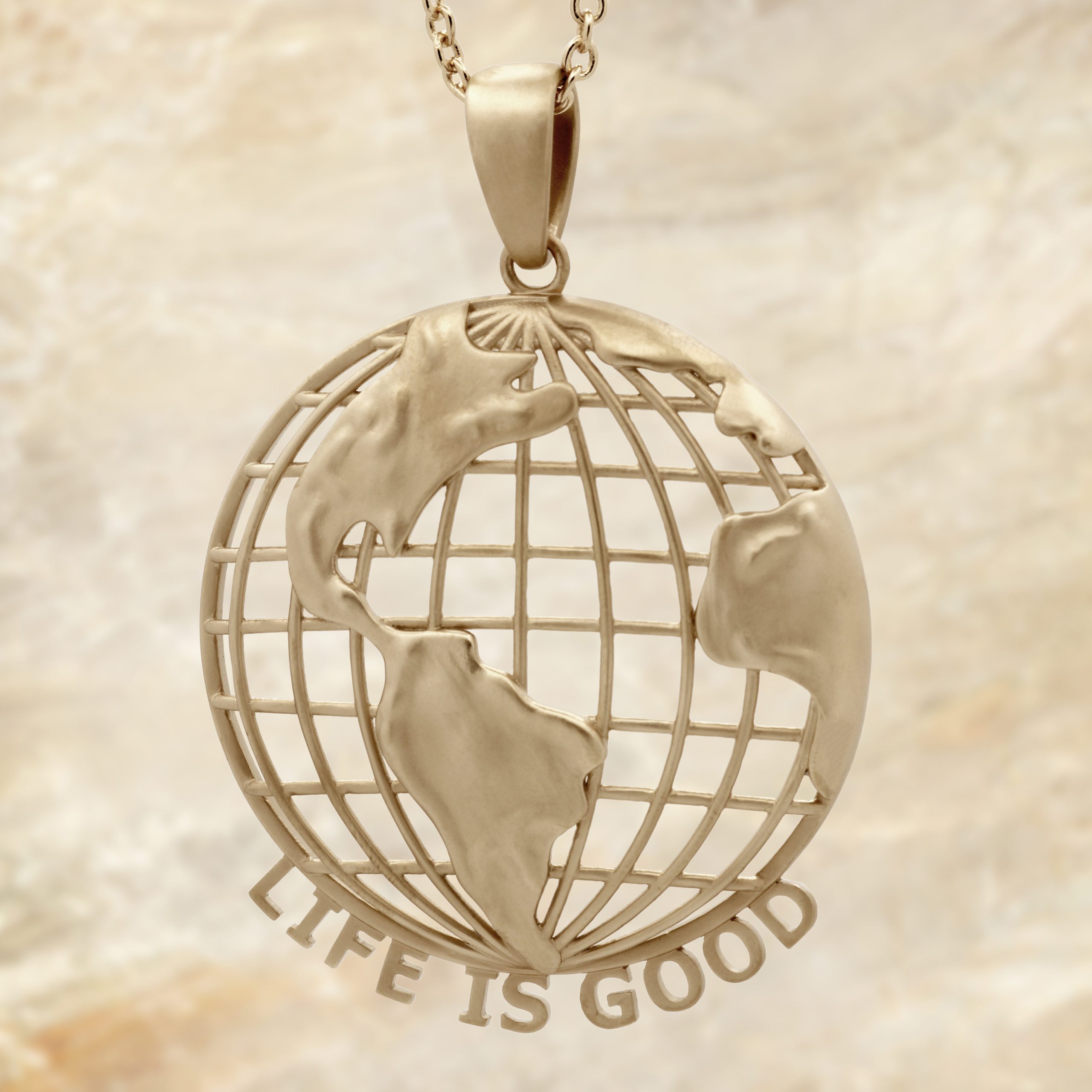 Life Is Good Pendant. » JewelryThis - Custom Jewelry