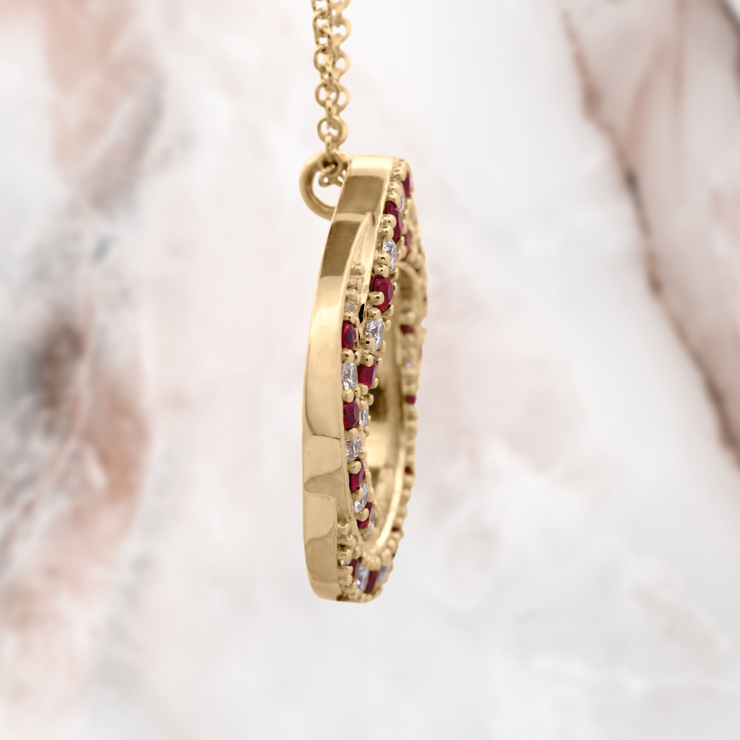 Intertwined Letter O Necklace » JewelryThis - Custom Jewelry