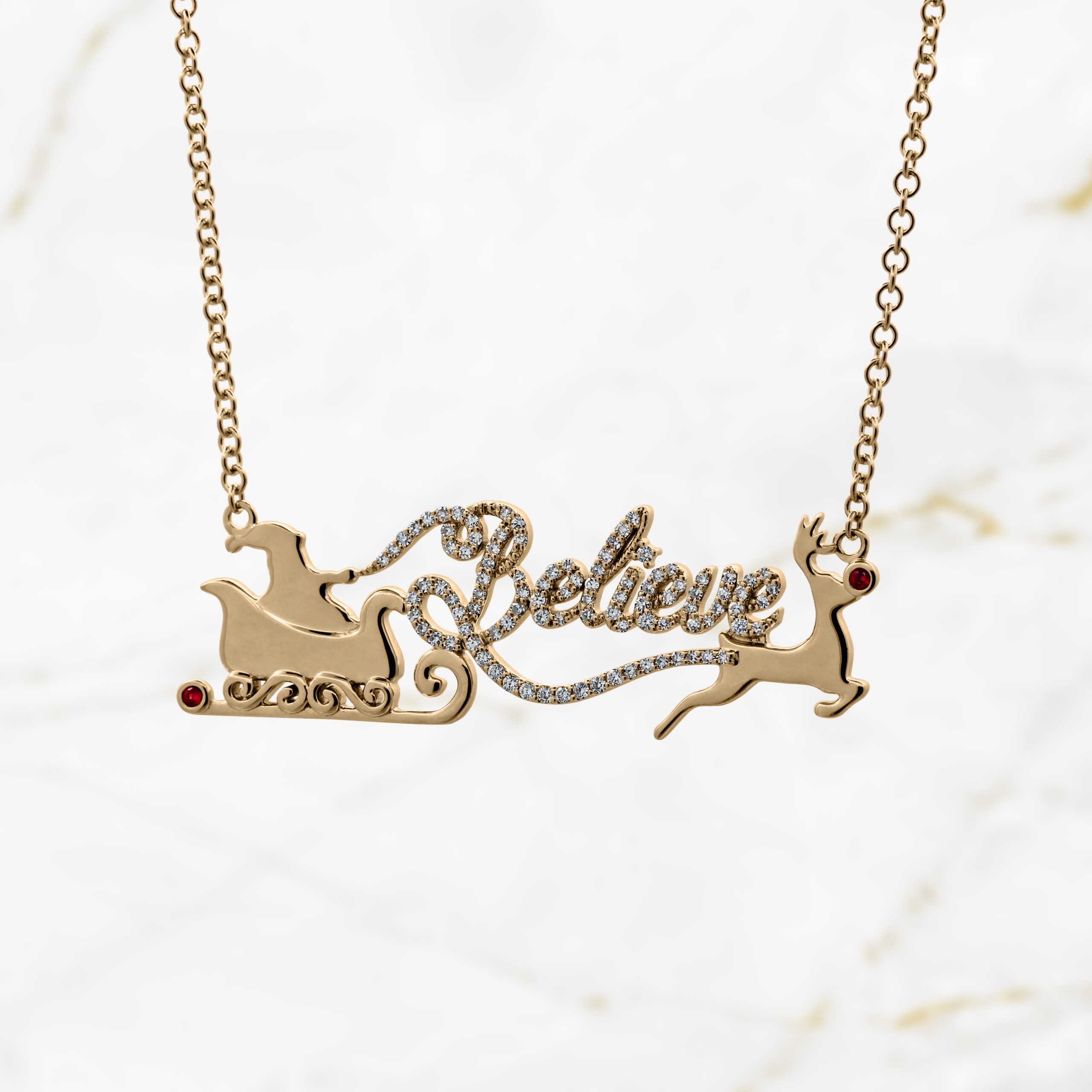 Believe Necklace » JewelryThis - Custom Jewelry