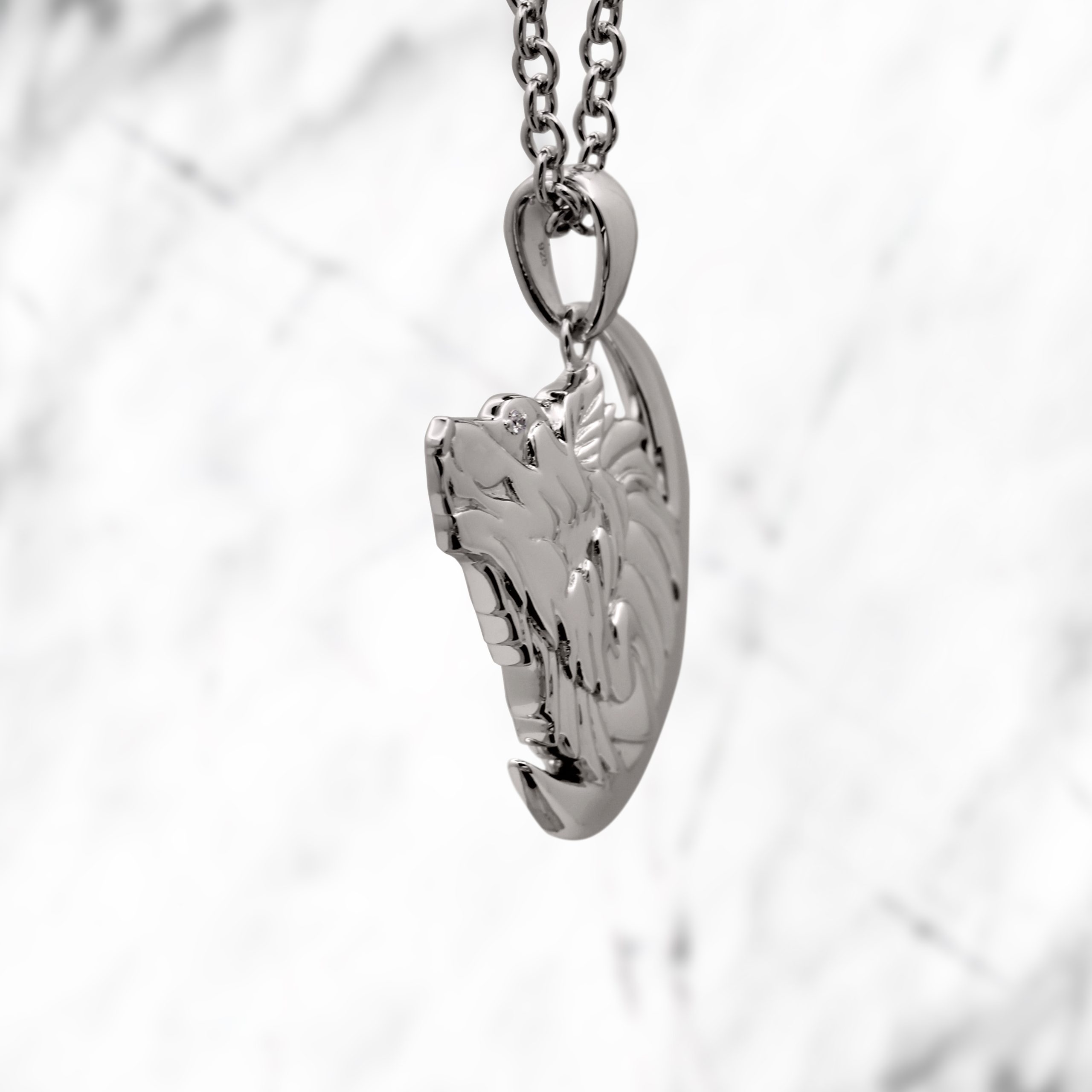 Howling Wolf Pendant » JewelryThis - Custom Jewelry