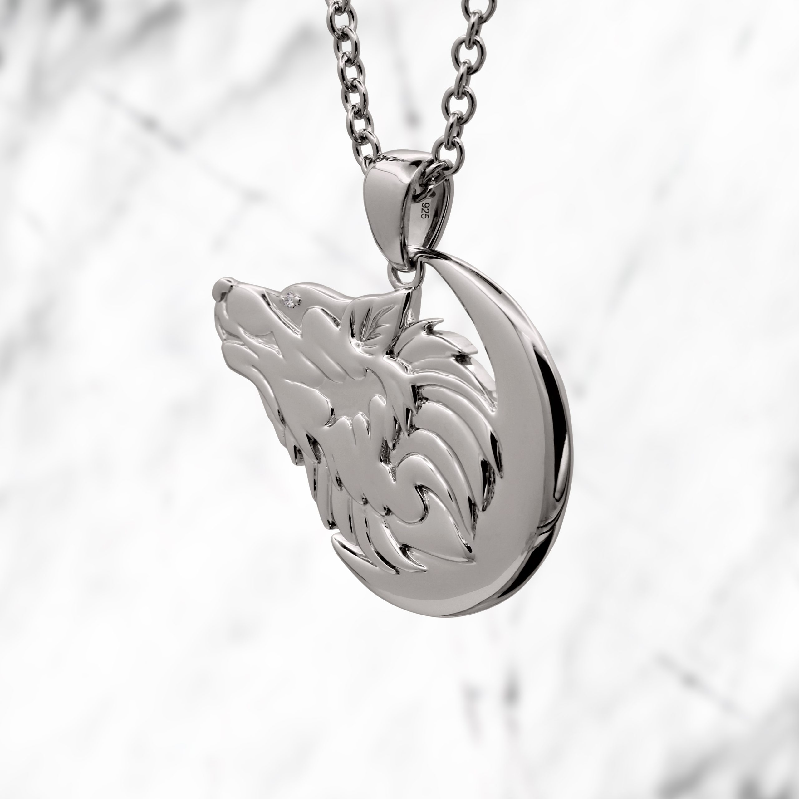 Howling Wolf Pendant » JewelryThis - Custom Jewelry