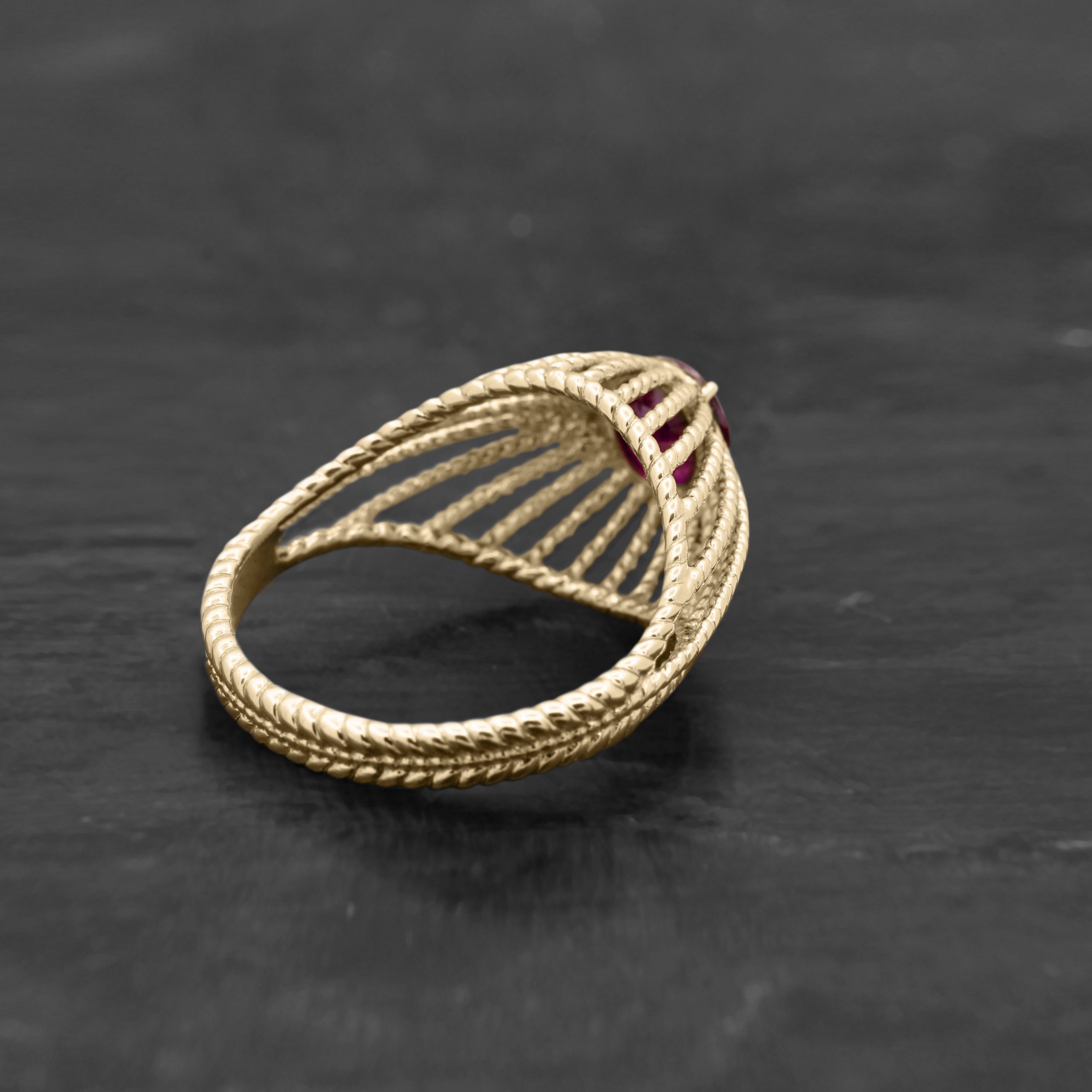 Vintage Oval Ruby Ring » Custom Jewelry by Jewelrythis