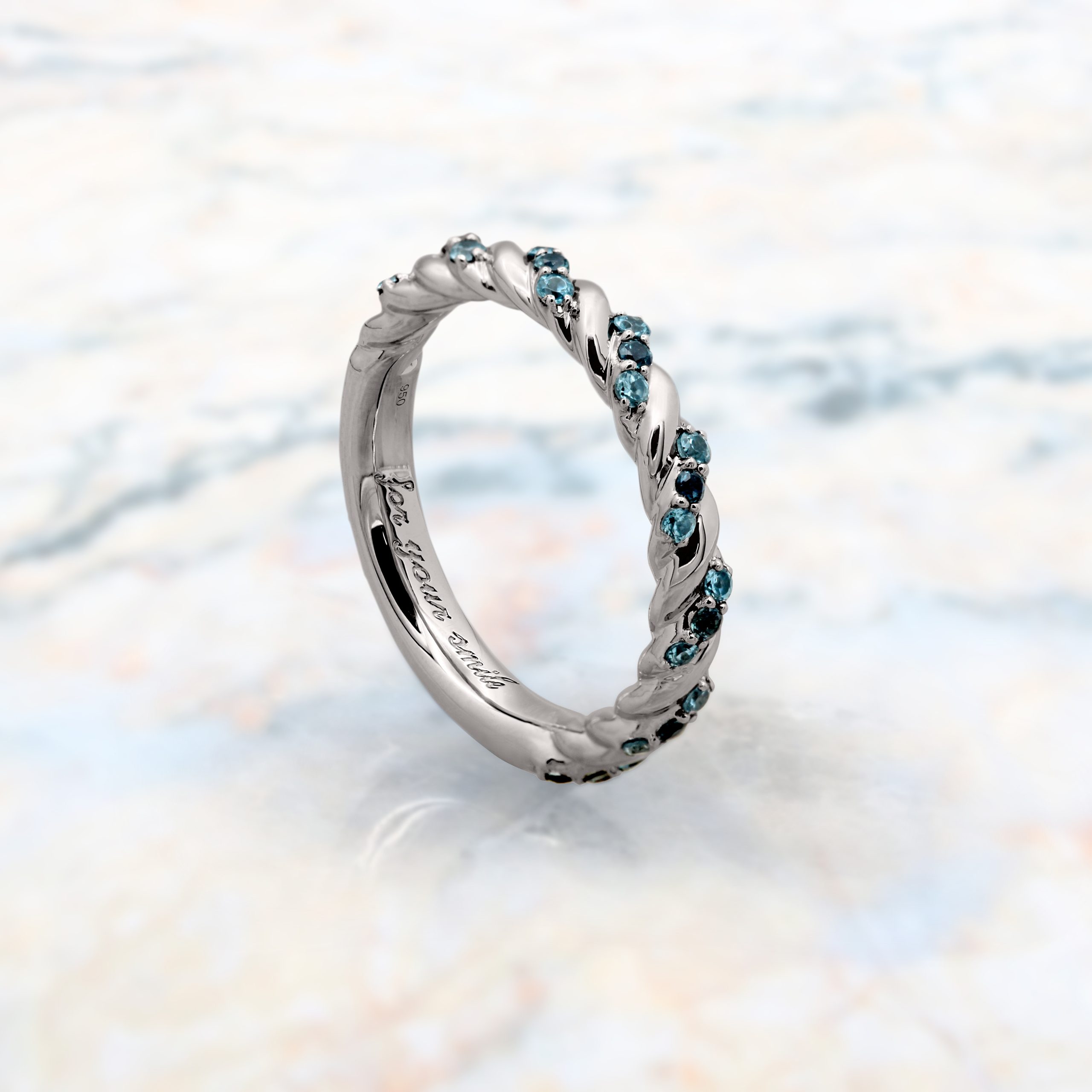 Platinum Birthstone Ring » JewelryThis - Custom Jewelry