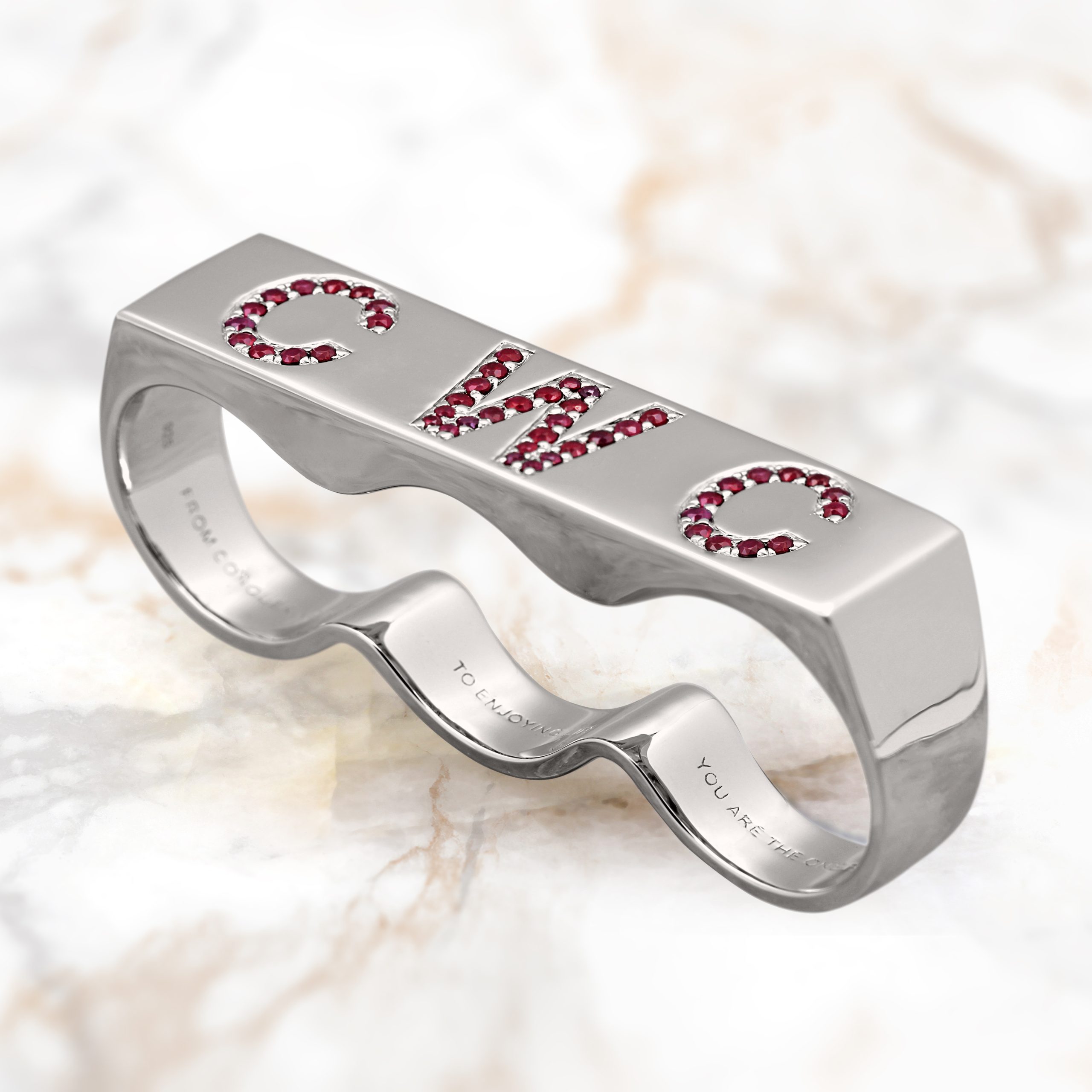 Three Finger Ring » JewelryThis - Custom Jewelry