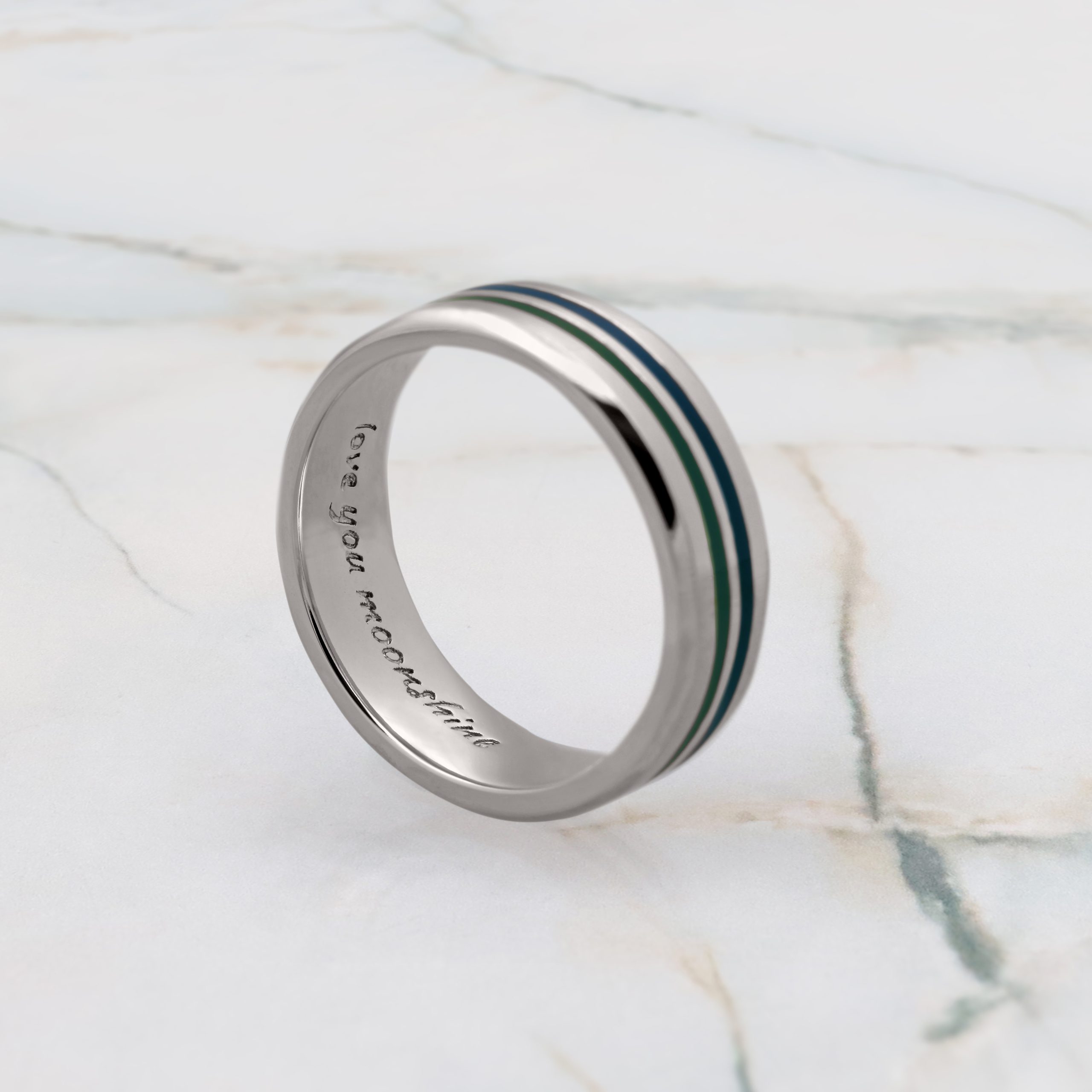 Double Line Wedding Band » JewelryThis - Custom Jewelry