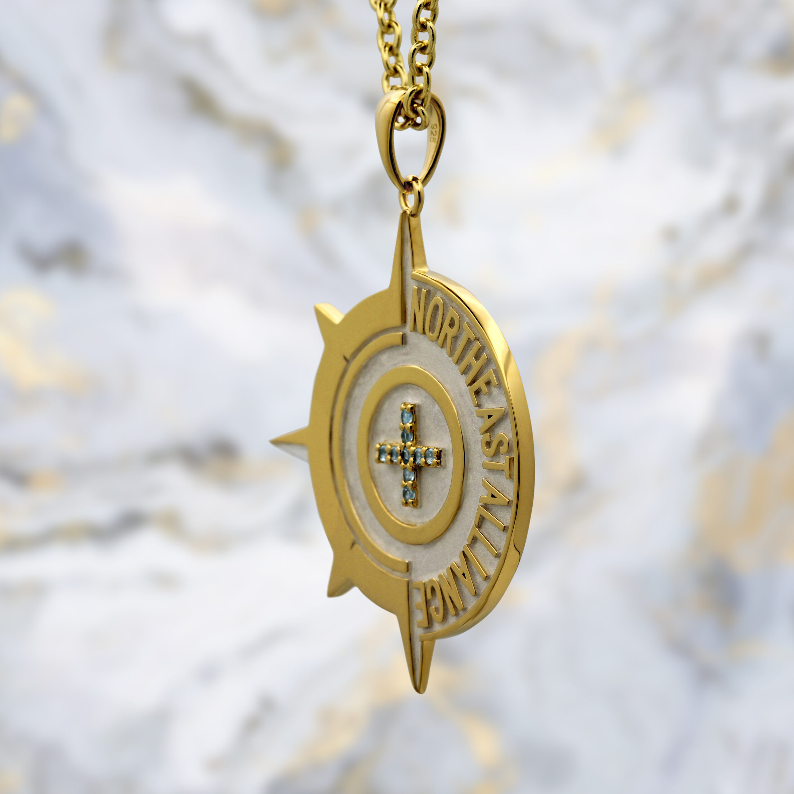 Two Tone Logo Pendant » Custom Jewelry by Jewelrythis