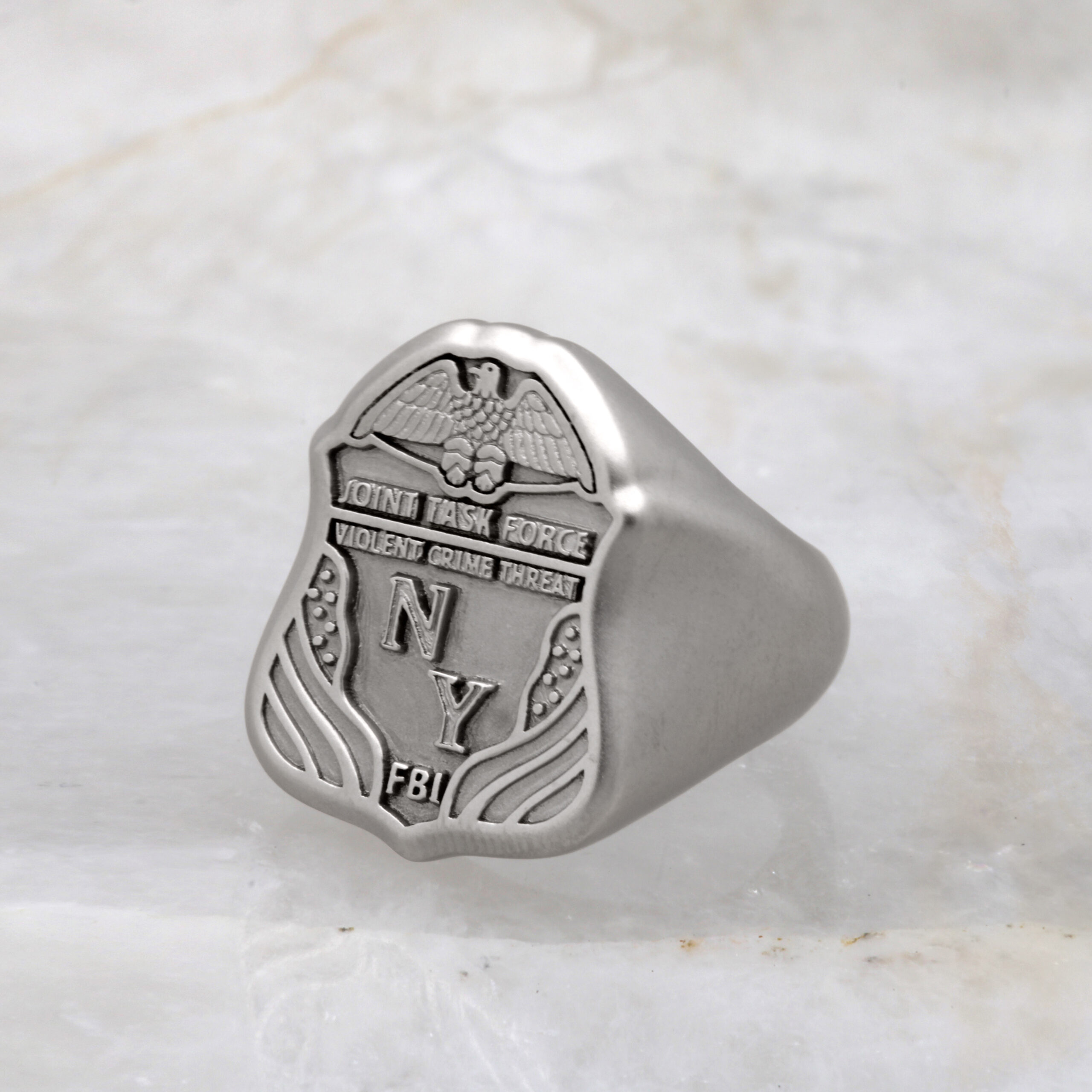 Shield Pinky Rings » JewelryThis - Custom Jewelry