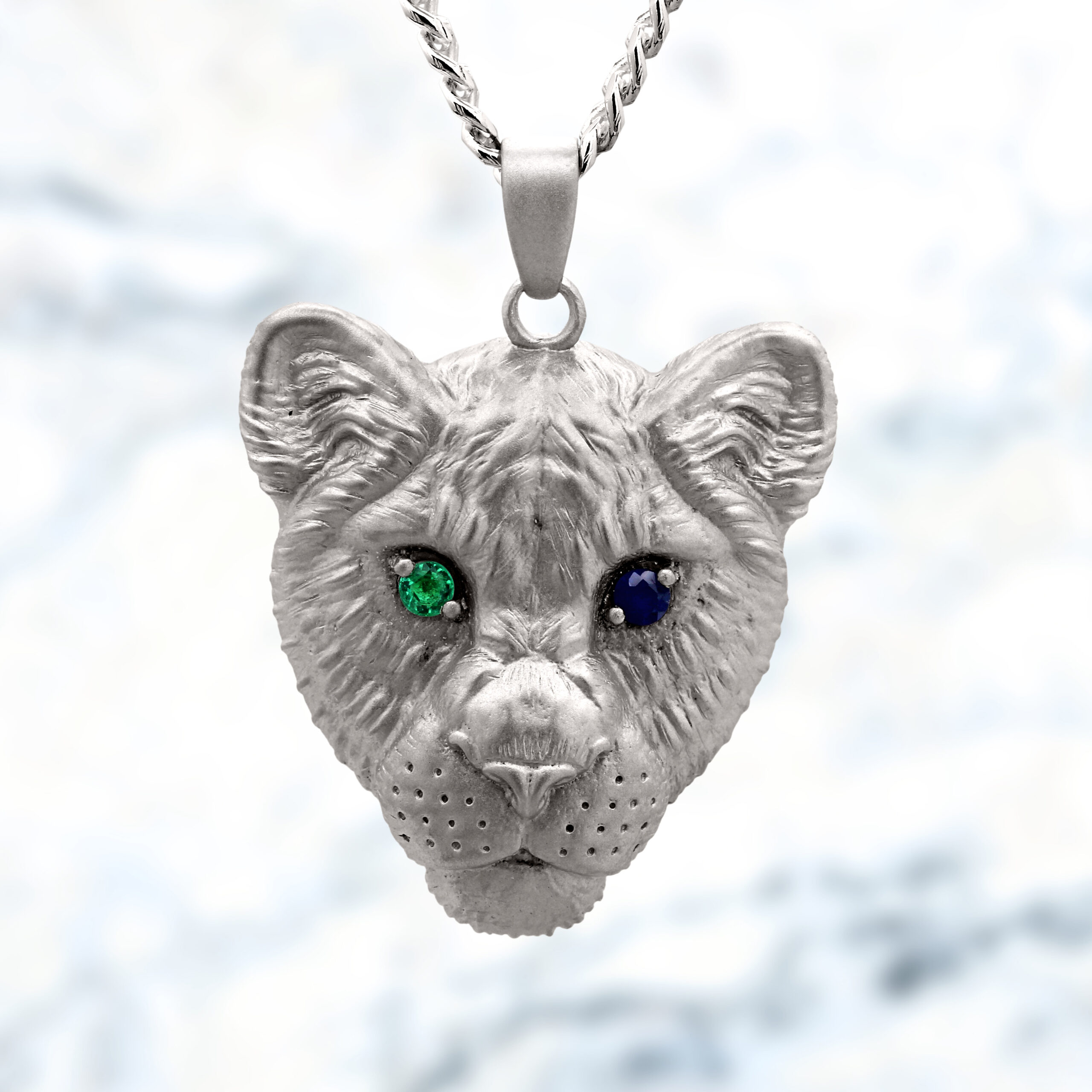 Female Lion Pendant » JewelryThis - Custom Jewelry