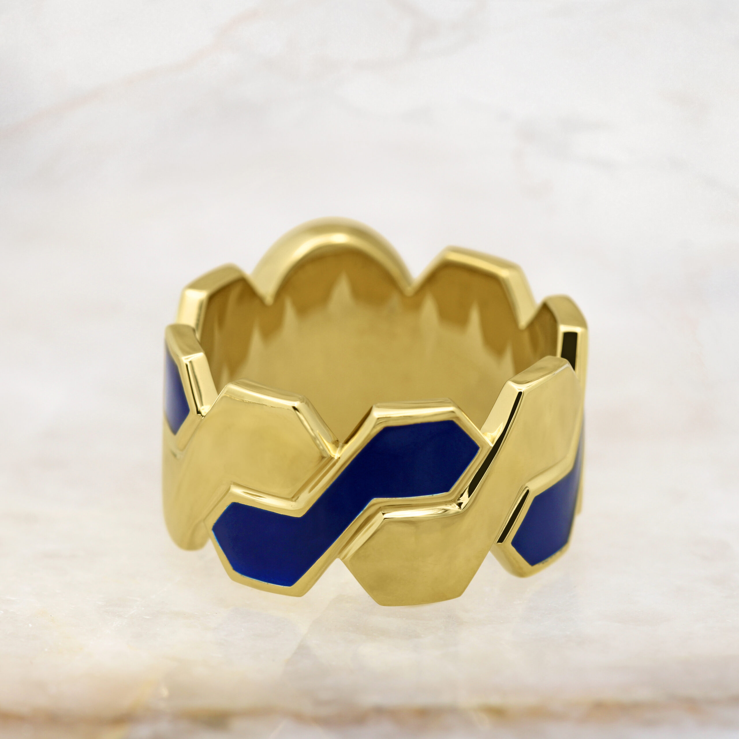 Men's Enamel Ring » JewelryThis - Custom Jewelry