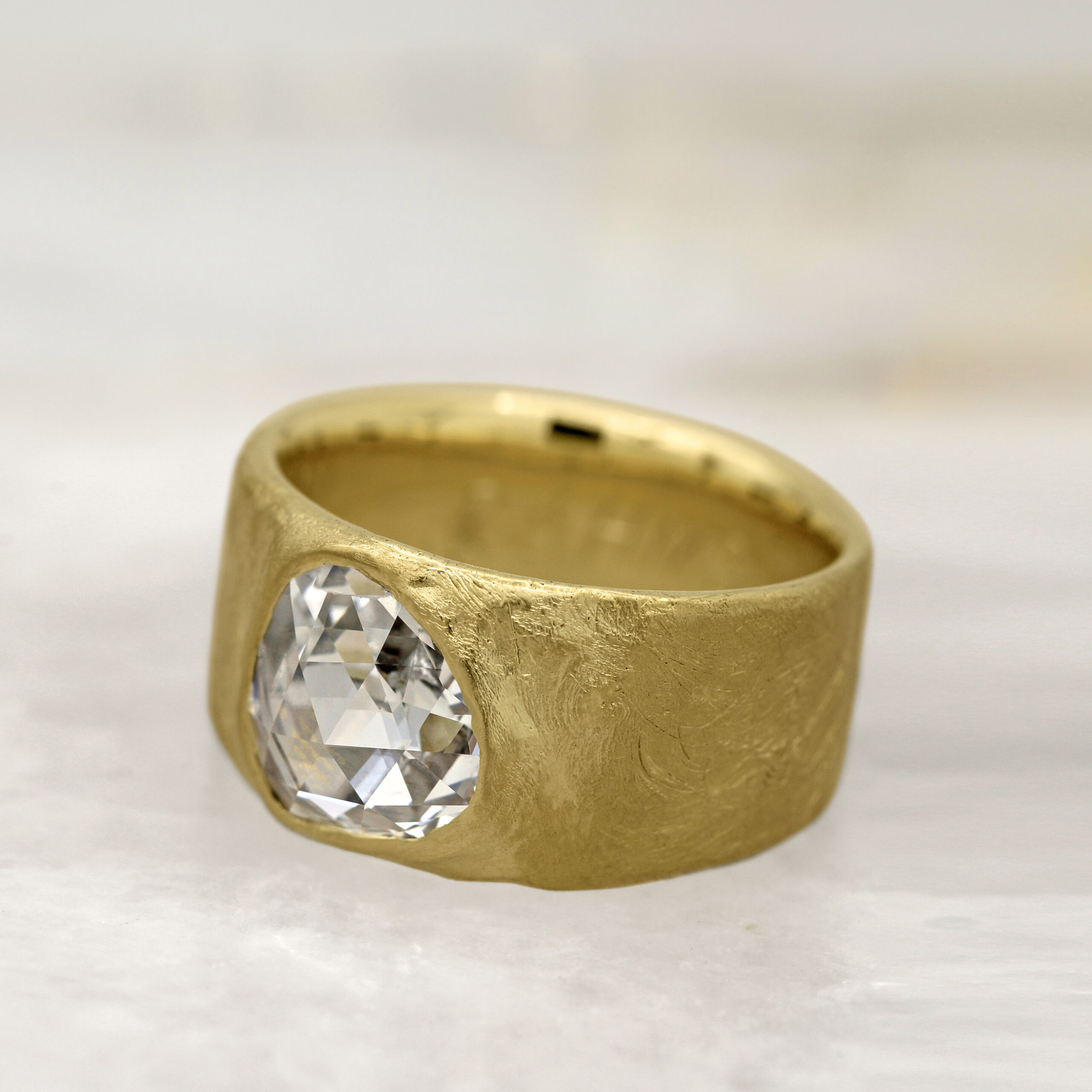 Amorphous Diamond Ring » JewelryThis - Custom Jewelry
