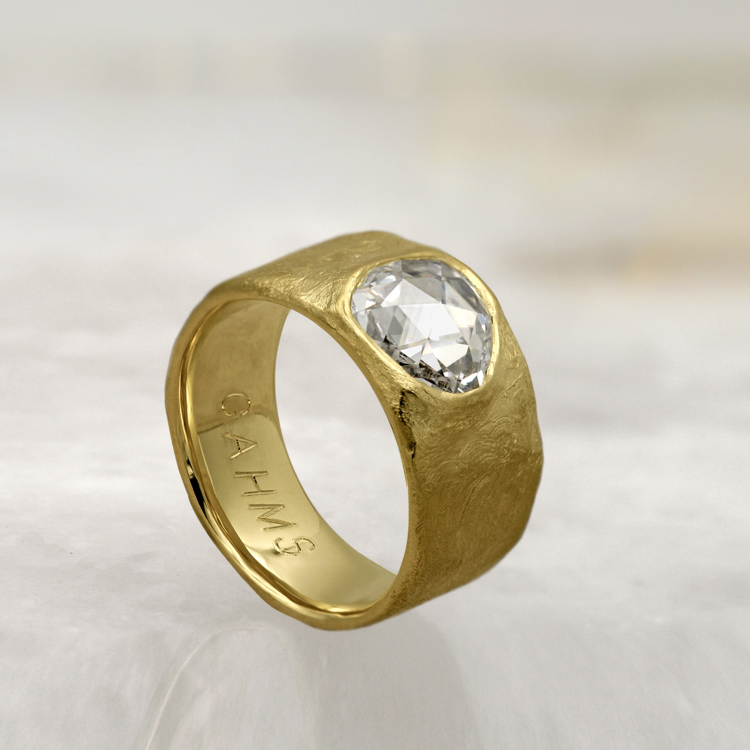 Amorphous Diamond Ring » JewelryThis - Custom Jewelry