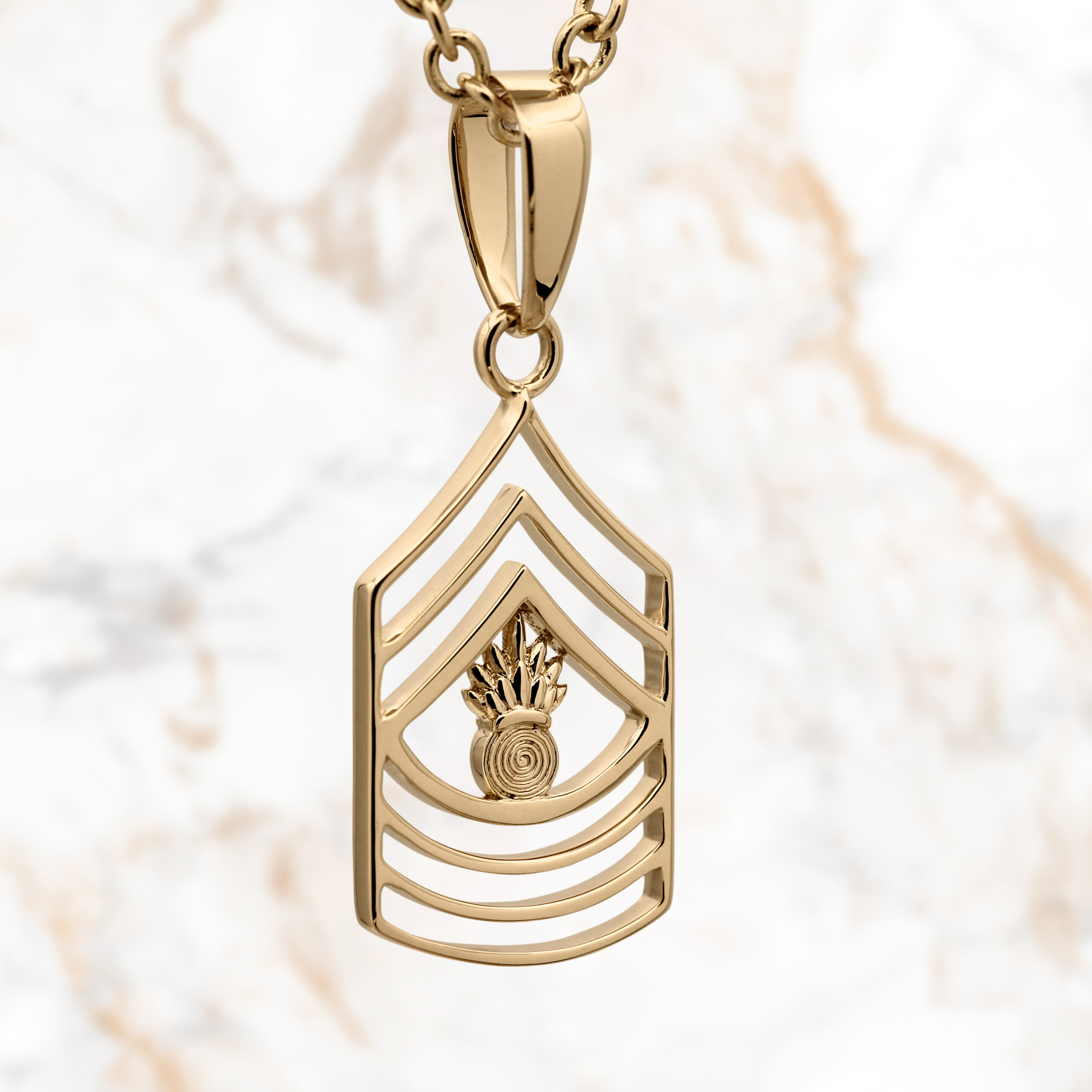 Us Marine Corps Gunnery Pendant » JewelryThis - Custom Jewelry