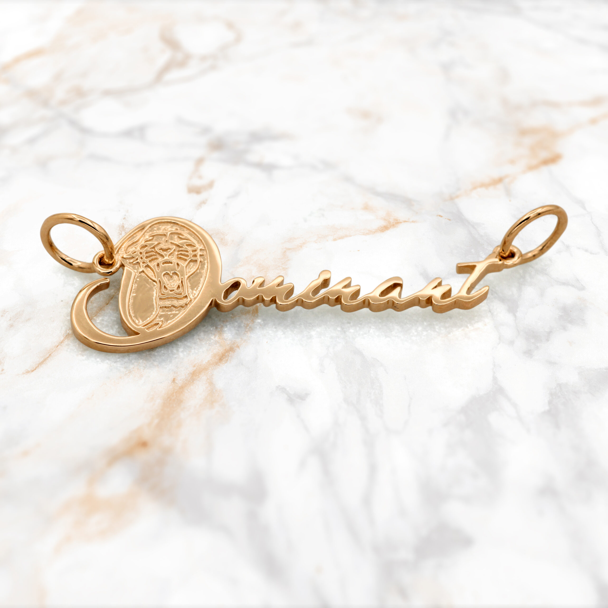 Dominant Logo Pendant » JewelryThis - Custom Jewelry