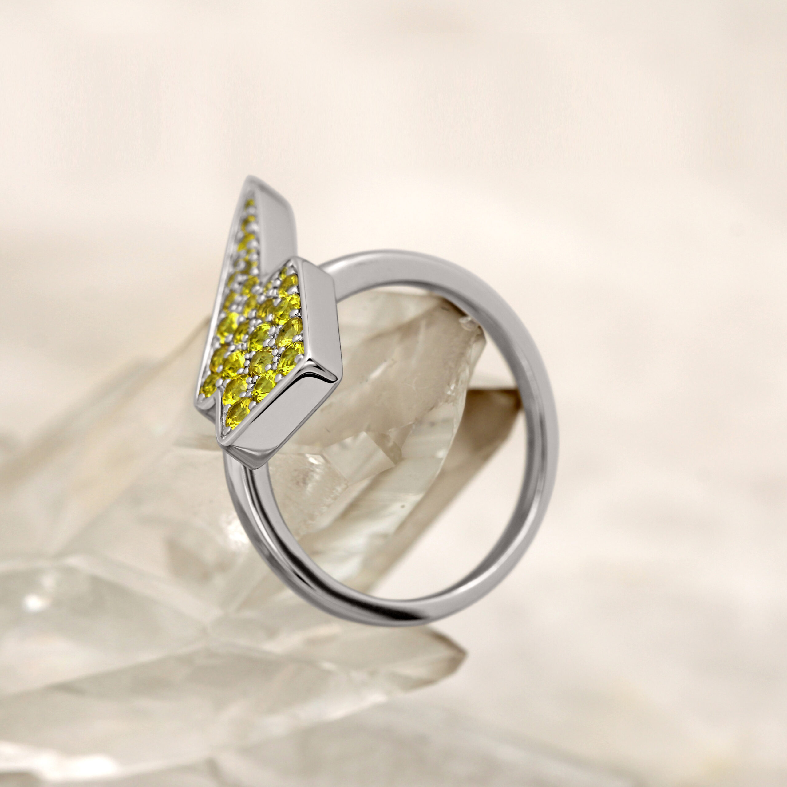 Lightning Bolt Ring » JewelryThis - Custom Jewelry