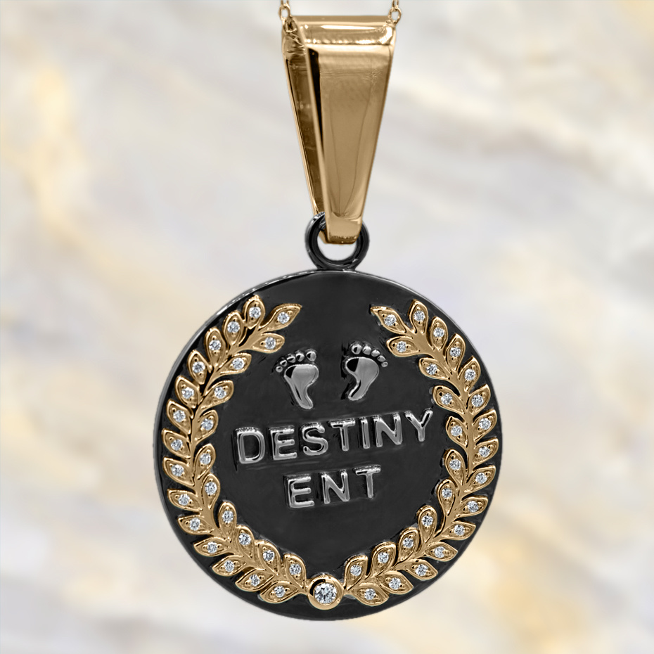 Destiny Logo Pendant » JewelryThis - Custom Jewelry