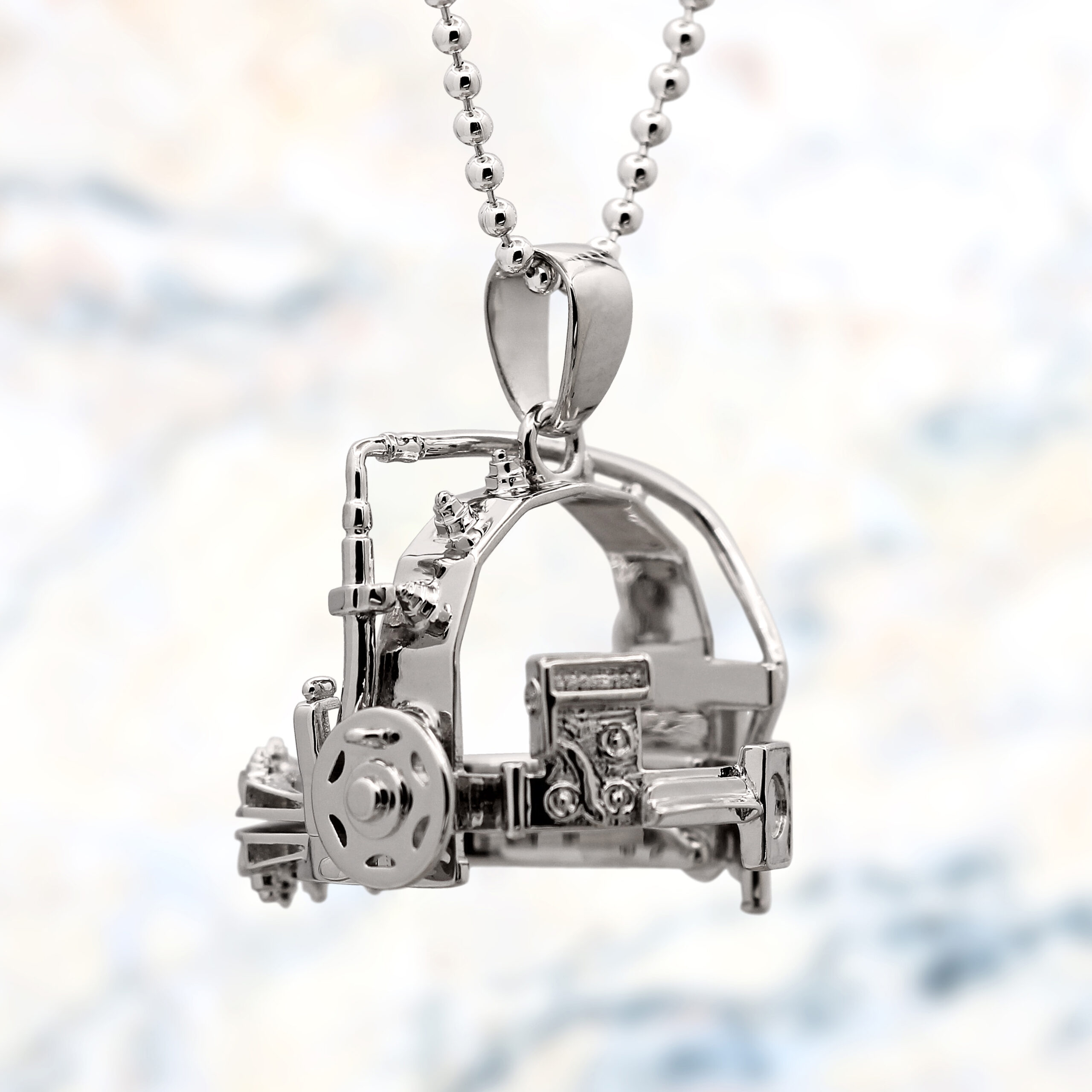 Saw Movie Reverse Bear Trap Pendant » JewelryThis - Custom Jewelry