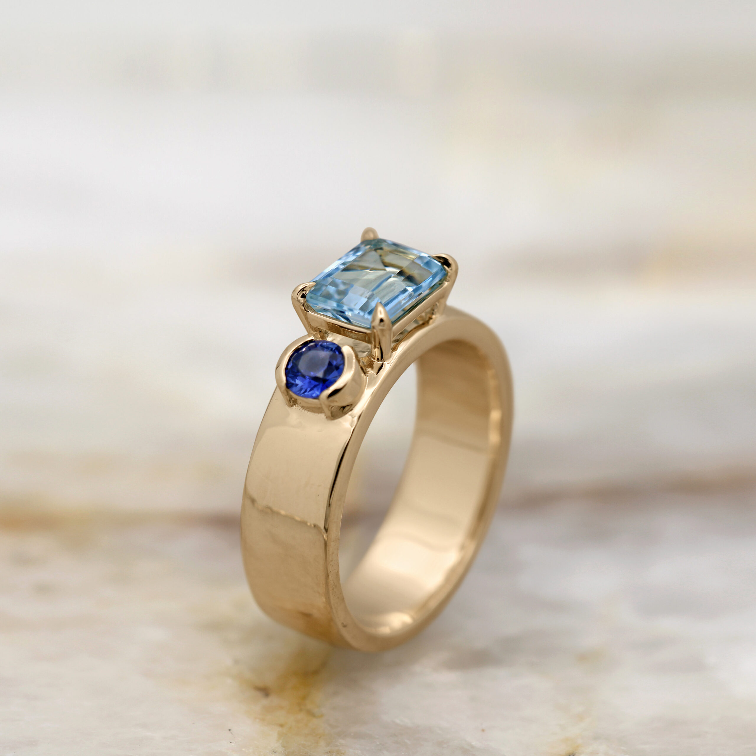 Blue Birthstone Ring » JewelryThis - Custom Jewelry
