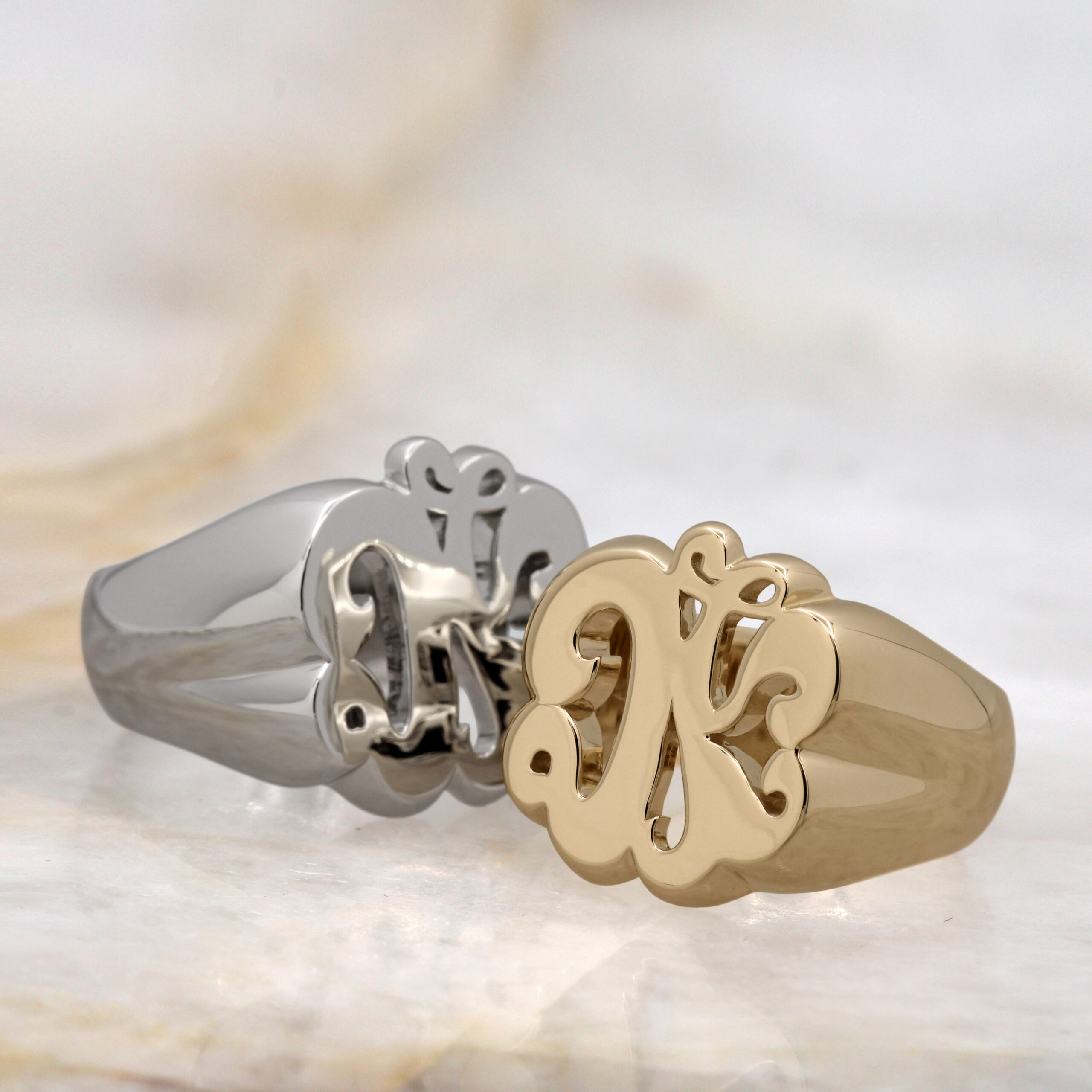Initial Rings » JewelryThis - Custom Jewelry