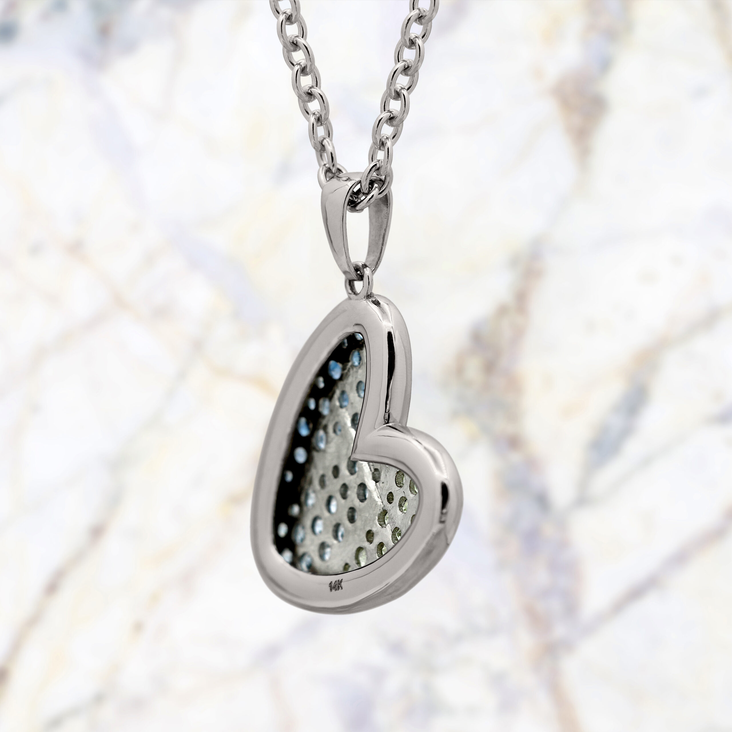 Heart Gemstone Pendant » JewelryThis - Custom Jewelry