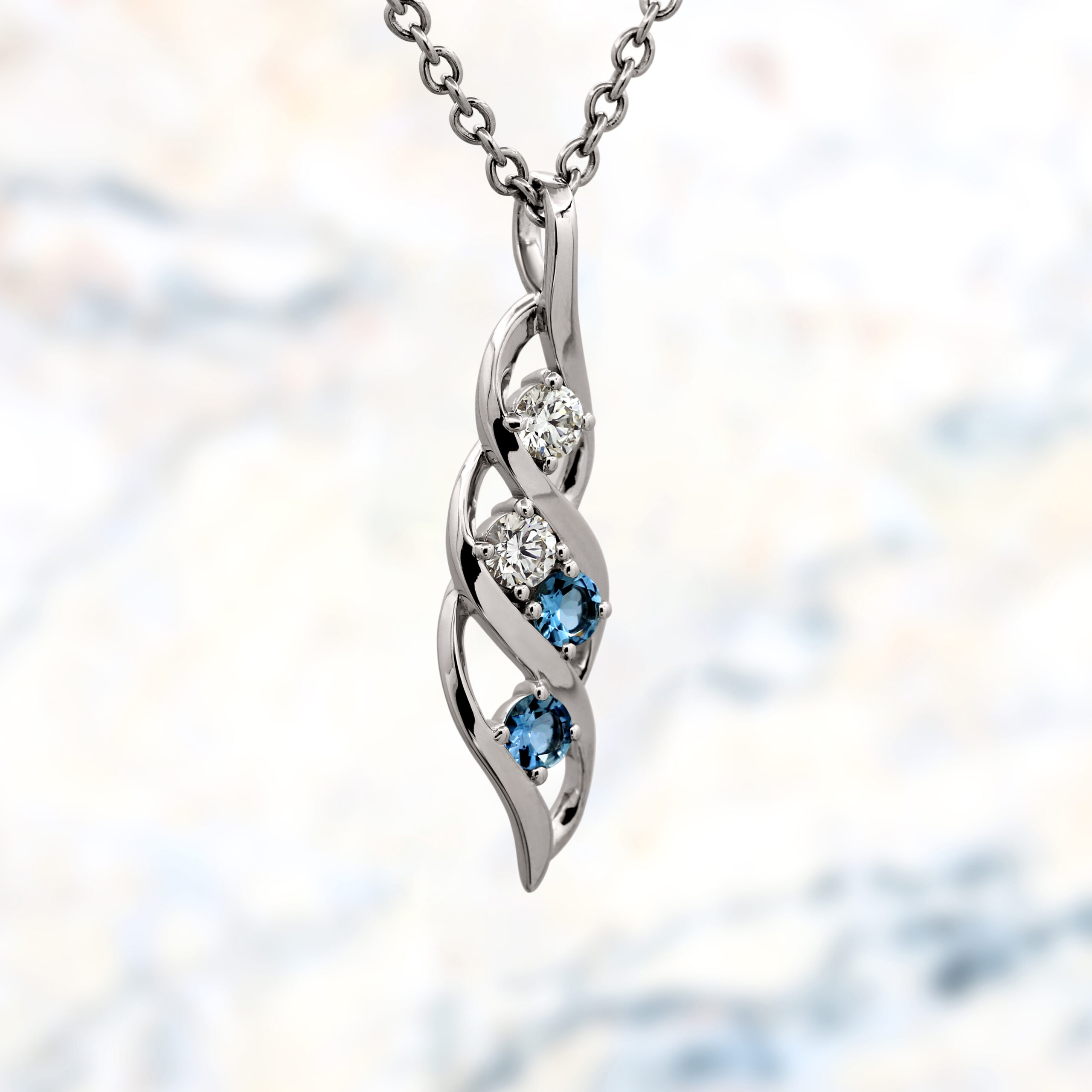 Family Swirl Pendant » JewelryThis - Custom Jewelry